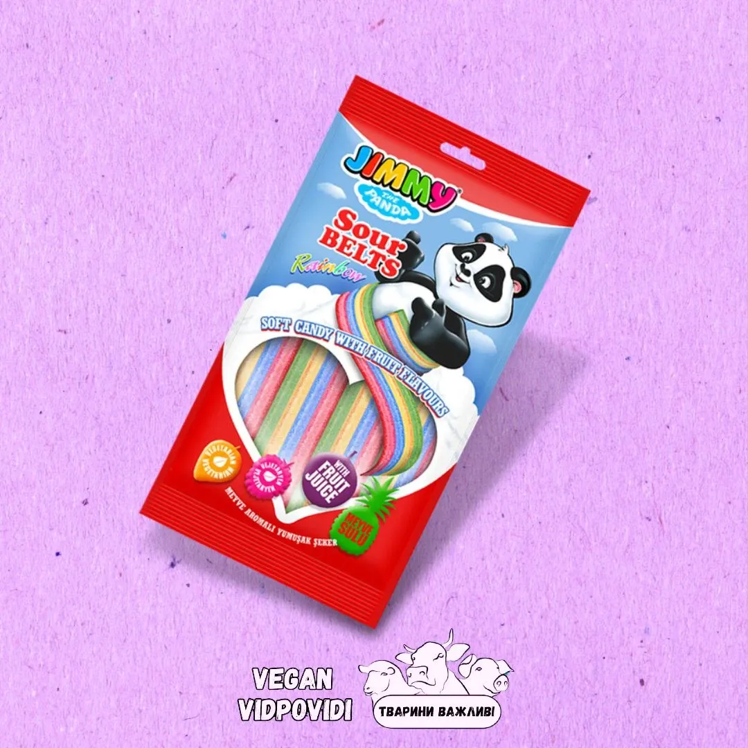 Веган Цукерки Jimmy The Panda Rainbow